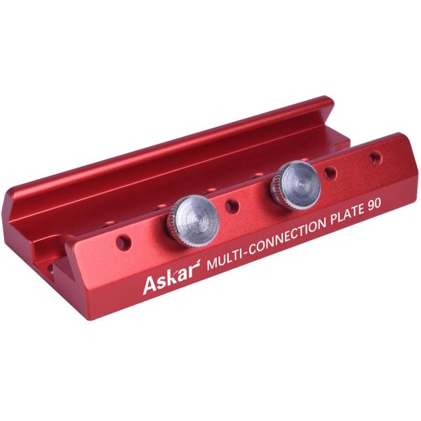 鏡筒バンドやハンドルにガイド鏡などを取付けるためのプレートです。Askar,天体望遠鏡,サイトロン,マルチコネクションプレート,惑星,アスカー,星空,銀河