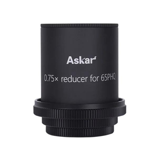 Askar65PHQ専用に設計された3枚玉の0.75倍レデューサーです。口径比をF4.8まで明るくできるので、65PHQを用いた撮影の幅が大きく広がります。■レンズ構成：4枚■バックフォーカス：M48アダプター後端から55mm/M54アダプ...