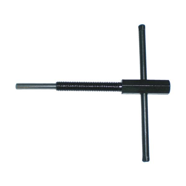 メカトロ部品 軸受・駆動機器・伝導部品 チェーン ●チェーンカッターの番手に合わせたピンです。●チェーンカッターの交換用部品です。●全長(mm)：109●適合チェーンカッター：CK4●タイプ：ハンドルタイプ●列数：1●機械構造用炭素鋼（S45C）