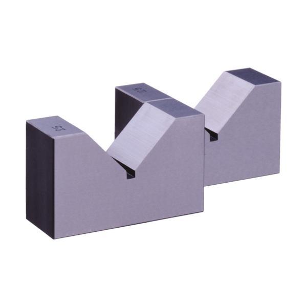 測定・計測用品 測定工具 定盤 ●V溝は90°精密仕上げされており円筒の検査、丸棒の精密ケガキなどに使用します。●2個1組となっています。●丸棒の精密ケガキなど。●幅(mm)：100●奥行(mm)：40●高さ(mm)：60●底面とV溝の平行...