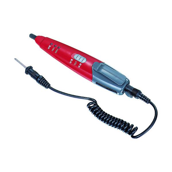 測定・計測用品 工業用計測機器 検電器 ●用途に合わせた感度切り替えが可能です。●リード線（オプション）により、線間電圧（100、200V）の判別が可能です。●電路が停電しているか否かの判別に。●直流電圧(V)：50〜600●交流電圧(V)...