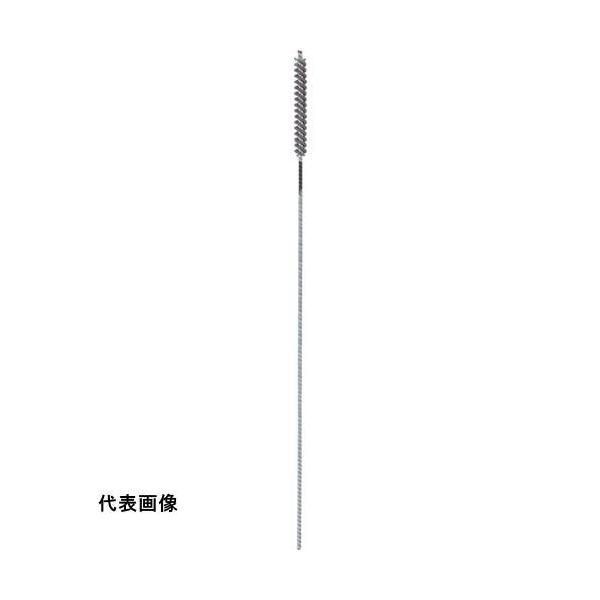 電動・油圧・空圧工具 研削研磨用品 軸付ブラシ ●シャフトから出ているファイバー樹脂製の足に人口砥粒を焼結させた玉をつけた構造です。●足がナイロン樹脂で弾力性に富み、ワークの内面のバリ、凹凸のあるワークの内面も研磨可能です。●一般産業関係の...