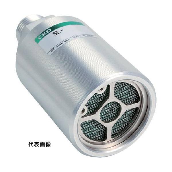 空圧用品 空圧・油圧機器 サイレンサ・エキゾーストクリーナ ●排出されるエアで発生する、排気騒音を減音するサイレンサの金属ボディタイプです。●SL-8A〜25Aをグレードアップし、全シリーズ軽量・小形化で統一しました。●エレメント交換が可能...