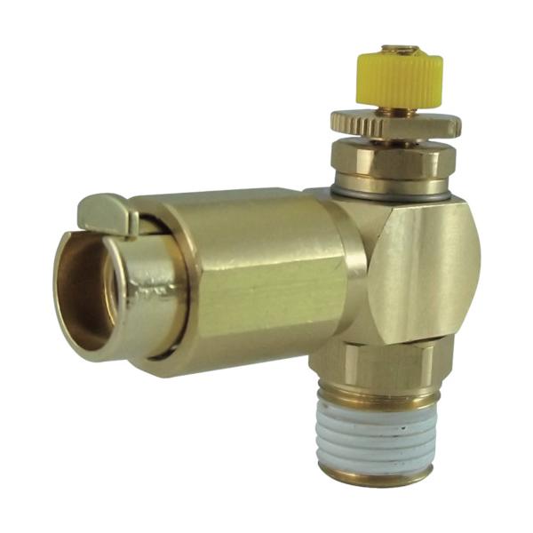 空圧用品 空圧・油圧機器 スピードコントローラ ●ストッパー部分への溶接スパッタの付着を防止するスリーブ付溶接治具専用タイプです。●耐スパッタチューブの剥離後の内管と継手の接続部にスパッタが付着する事もありません。●溶接治具などの配管。●接...