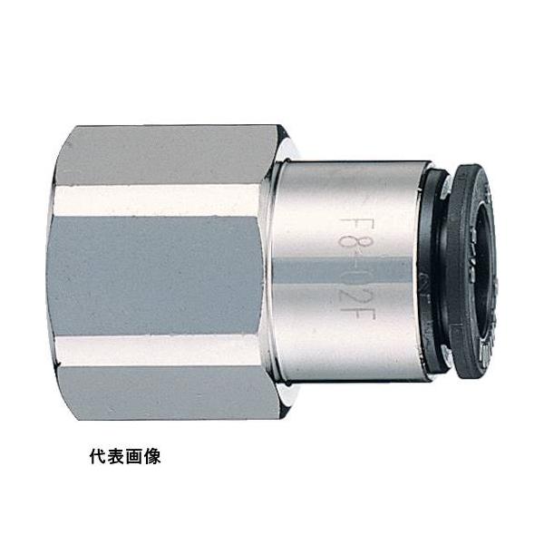 空圧用品 流体継手・チューブ チューブ継手 ●PBT樹脂を採用し、スパッタ等の延焼事故を防止。●空気圧汎用型継手では初の軽量化を実現。●適合チューブ外径D(mm)：12●接続口径：Rc1/4●六角対辺(mm)：21●流体温度(℃)：-5〜6...