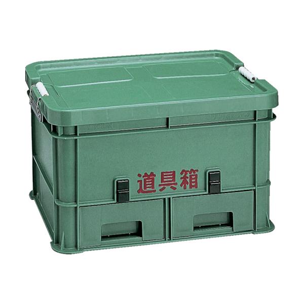 物流・保管用品 収納用品 道具箱 ●小物の収納に便利な引き出し付です。●ステンレス製金具を使用しているので、耐久性抜群です。●フタのロックもしっかりできて安心です。●耐衝撃性素材を使用しています。●工具や小型電動工具類の収納に。●容量(L)...