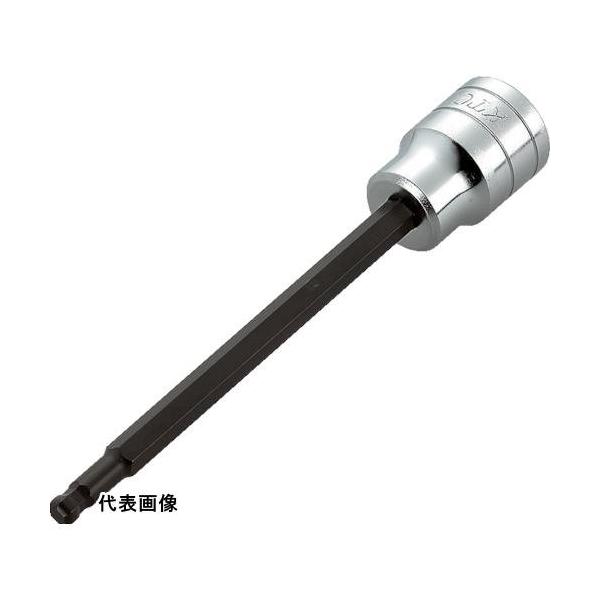 手作業工具 ソケットレンチ ヘキサゴンソケット ●ビット部は差込式で交換が可能です。●ロングボールポイントタイプです。●差込角側は応力の集中を防ぐパワーフィット形状を採用しています。●差込角(mm)：12.7●対辺寸法(mm)：6●ビット長...