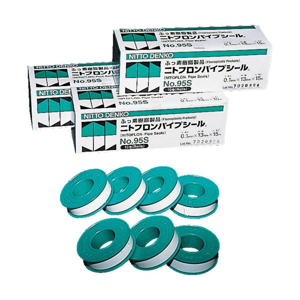 梱包用品 テープ用品 シールテープ ●ねじ・継手に巻きつけるだけで簡単にシールできます。●ねじ込み・取り外しが簡単にできます。●あらゆる流体用配管の継手ねじ部のシールなどに。●色：ホワイト●幅(mm)：13●長さ(m)：15●厚さ(mm)：...