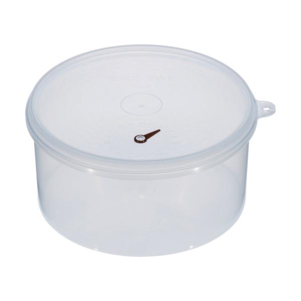 研究用品 厨房用品 容器 ●留具やパッキンを使わない簡易密閉容器です。●フタには便利な日付メモリー付です。●半透明なので中身が何か分かります。●容量(L)：1.8●外形寸法(mm)幅：183●外形寸法(mm)奥行：183●外形寸法(mm)高...