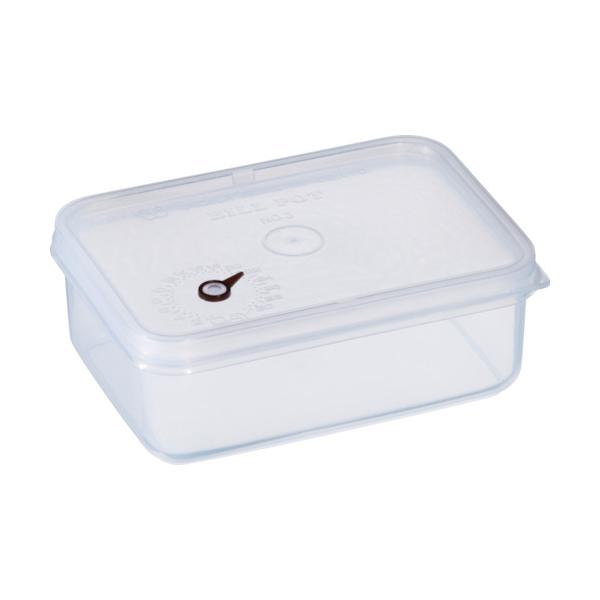 研究用品 厨房用品 容器 ●留具やパッキンを使わない簡易密閉容器です。●フタには便利な日付メモリー付です。●半透明なので中身が何か分かります。●容量(L)：0.44●外形寸法(mm)幅：137●外形寸法(mm)奥行：97●外形寸法(mm)高...