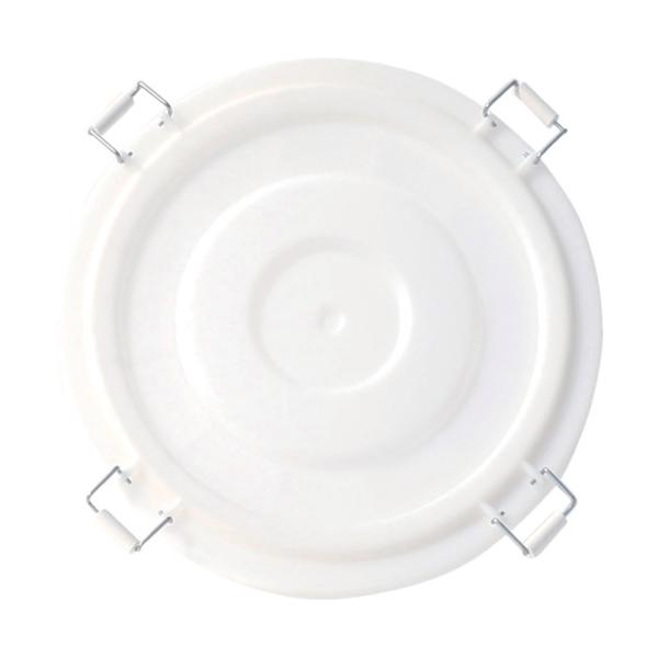 物流・保管用品 コンテナ・パレット 丸槽 ●適合本体：PT50W●色：ホワイト●外形寸法(mm)外径：490●外形寸法(mm)高さ：33●外径(mm)：490●高さ(mm)：33●パッチン錠：ベントローラー付●ポリエチレン(PE)●フタのみ...