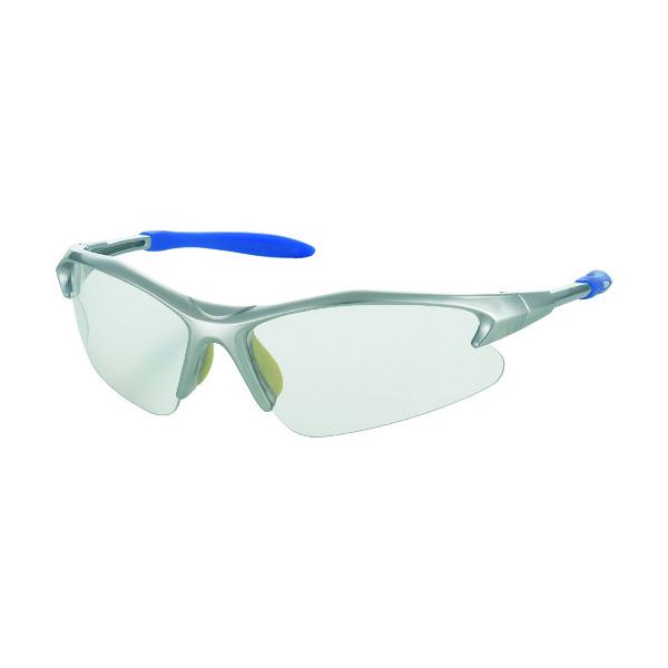 保護具 保護メガネ・防災面 二眼型保護メガネ ●ストレートツル設計で掛け外しがスムーズです。●UVカット(99.9%)仕様のレンズです。●レンズ色：クリア●テンプル色：グレー●レンズ厚(mm)：2.3●防曇加工：○●防傷加工：○●UVカット...