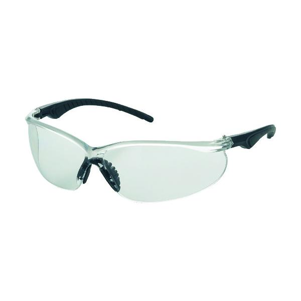保護具 保護メガネ・防災面 二眼型保護メガネ ●ソフトなノーズパッドとカーブツルで、ズリ落ちを防止します。●UVカット(99.9%)仕様のレンズです。●レンズ色：クリア●テンプル色：ブラック●レンズ厚(mm)：2.5●防曇加工：○●防傷加工...