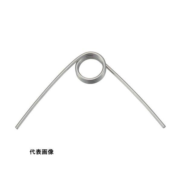 メカトロ部品 機械部品 ばね ●円筒形に巻かれたばねを、コイル中心線に対してねじる方向に使用するばねです。●アーム角度を閉じる方向で使用される場合は、コイル径が減少するためばねの支持棒の径は、最大負荷時コイル内径の約90%が理想的です。●ク...