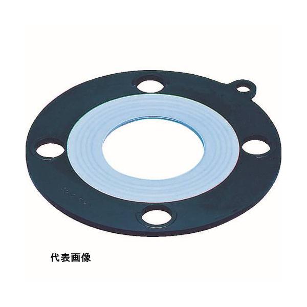工事・照明用品 管工機材 ガスケット ●ゴムの弾性とフッ素樹脂(PTFE)の耐食性を兼ね備え、シール性に優れたガスケットです。●リング形状のシール構造で優れたシール性を発揮します。●ゴム(EPDM)を中芯として、PTFEフィルムを加圧加熱成...