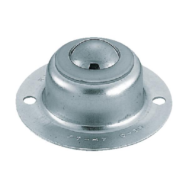 搬送機器 コンベヤ ボールキャスター ●許容荷重(kg)：30●上向用●樹脂シール付●メインボール:スチール●ボディー:スチール●ボール受け部:ステンレス（SUS304）