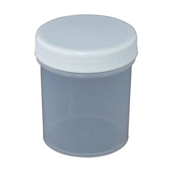 研究用品 ボトル・容器 ボトル ●粉末やペースト状のものまで使用でき内容物の使用ロスがありません。●容量(ml)：120●直径(mm)：65●高さ(mm)：76●口径(mm)：57●中栓：あり●色：半透明●フタ色：白色●内径(mm)：57●...