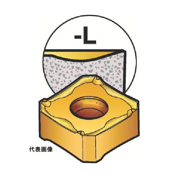 切削工具 旋削・フライス加工工具 刃先交換式工具 ●生産性の高い正面フライス加工用第一推奨カッターのチップです。●浅い切込みで軸方向にポジ角度を付けることによってワークの方向への抵抗を押さえ、滑らかな切削アクションを実現しました。●ユニーク...
