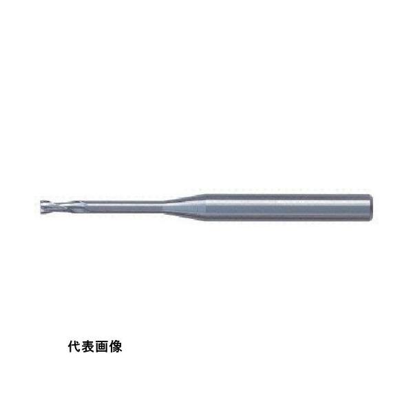 切削工具 旋削・フライス加工工具 超硬スクエアエンドミル ●樹脂加工用ロングネックエンドミルです。●首部のアンダーカット処理により深溝形状の加工に最適です。●対応被削材:アルミ合金、銅、樹脂●刃径(D)：2.0●刃長(L)：4.0●全長(L...