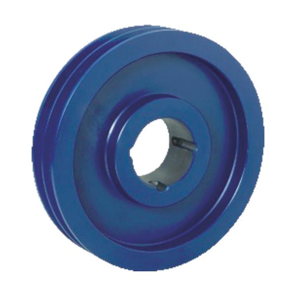 メカトロ部品 軸受・駆動機器・伝導部品 プーリー ●軸穴・キー溝加工などが不要となり、納期管理が容易となります。●適用ブッシング 1610●ベルト伝導による変速に。●データム径(mm)：100●溝数：1●適合ブッシング：1610●図面番号：...