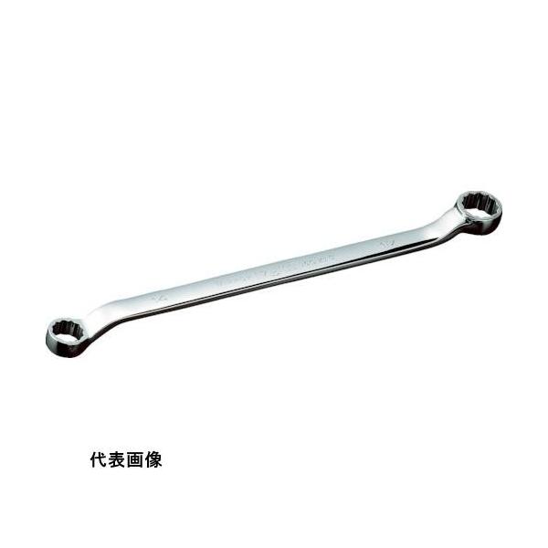 手作業工具 レンチ・スパナ・プーラー めがねレンチ ●トルク伝達を最大限に発揮できる45°×6°のオフセット角度です。●コンパクトなレンチ外径を実現し、狭い場所での作業が可能です。●接触面をより大きくすることで、薄肉部への応力の集中を低減す...