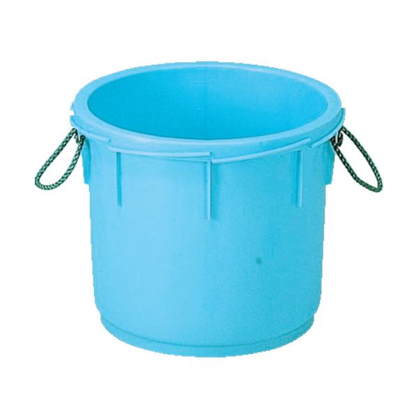 物流・保管用品 コンテナ・パレット 丸槽 ●プラスチック製のため、木製樽と比較して、その機能、強度が大幅にアップしています。●フタの開閉はねじ式です。●本体に持ち手部分としてロープを取り付けてあります。●積み重ねネスティング式です。●容量(...