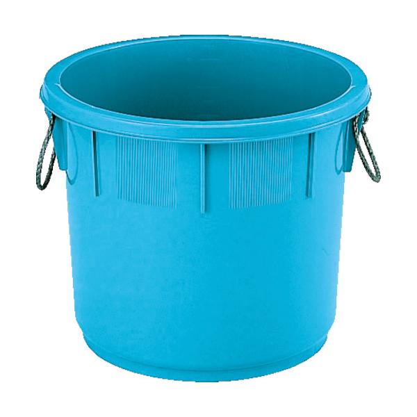 物流・保管用品 コンテナ・パレット 丸槽 ●プラスチック製のため、木製樽と比較して、その機能、強度が大幅にアップしています。●フタの開閉はねじ式です。●本体に持ち手部分としてロープを取り付けてあります。●積み重ねネスティング式です。●容量(...