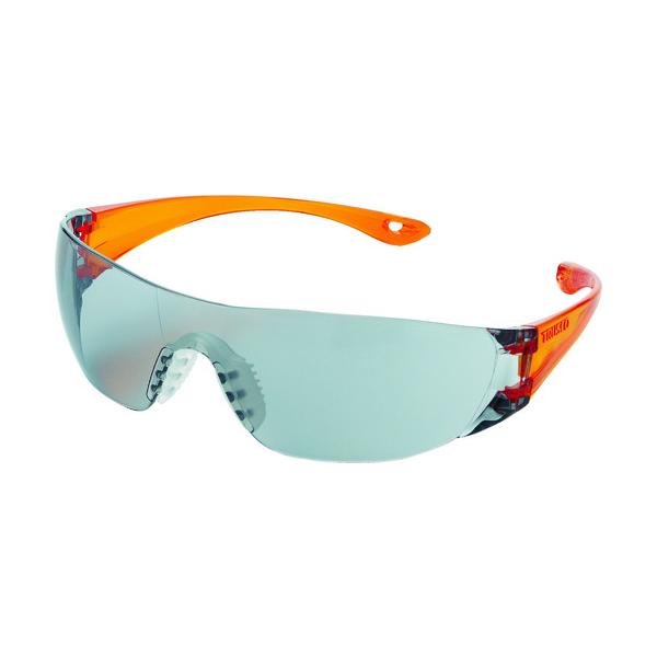 保護具 保護メガネ・防災面 一眼型保護メガネ ●ノーズパッド（エラストマー製）のサイズチェンジができます。●切削、刈払い等の作業。●木工、製材等の作業。●機械操作●研磨作業●レンズ色：グレー●テンプル色：オレンジ●幅(mm)：145●高さ(...