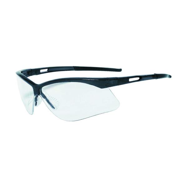保護具 保護メガネ・防災面 二眼型保護メガネ ●ストレートツル設計で掛け外しがスムーズです。●柔らかいノーズパッド採用でフィット感抜群です。●UVカット(99.9%)仕様のレンズです。●レンズ色：クリア●テンプル色：ブラック●フレーム色：ブ...