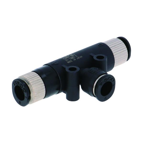 空圧用品 空圧・油圧機器 真空発生機器 ●圧縮空気から真空を発生させます。●小型、軽量です。●適合チューブ外径D(mm)：6×6●ノズル径(mm)：0.7●使用流体：空気●流体温度(℃)：0〜60(凍結なきこと)●使用圧力(MPa)：0.1...