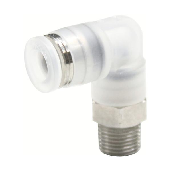 空圧用品 流体継手・チューブ チューブ継手 ●禁油仕様により幅広い分野でのニーズに応えました。●金属材質はSUS304を採用し、シール材質にはEPDMを採用しています。●樹脂本体色はクリア（半透明）、流体（液体）の確認が可能です。●衛生面の...