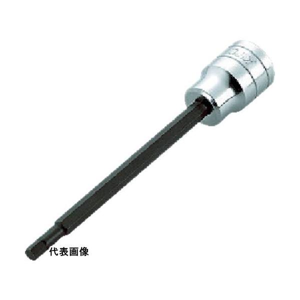 手作業工具 ソケットレンチ ヘキサゴンソケット ●ビット部は差込式で、交換が可能です。●ロングタイプです。●差込角側は応力の集中を防ぐパワーフィット形状を採用しています。●汎用工具●差込角(mm)：12.7●対辺寸法(インチ)：5/16●ビ...