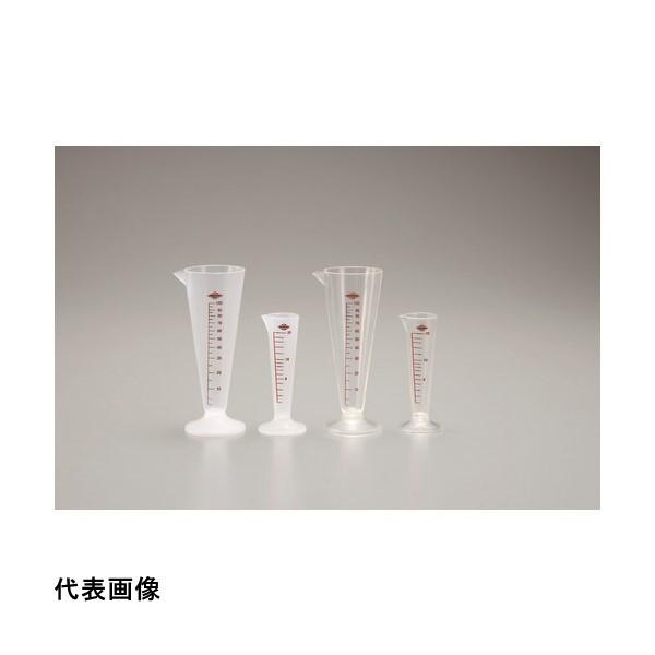 研究用品 理化学用品 メスシリンダー ●安価なポリプロピレン(PP)と透明度が高いTPX［［Ｒ上］］樹脂の２種類です。●容量(ml)：20●目盛間隔(ml)：10mlまで1、10ml以降2●口内径(mm)：27●底寸法×高さ(mm)：46×...