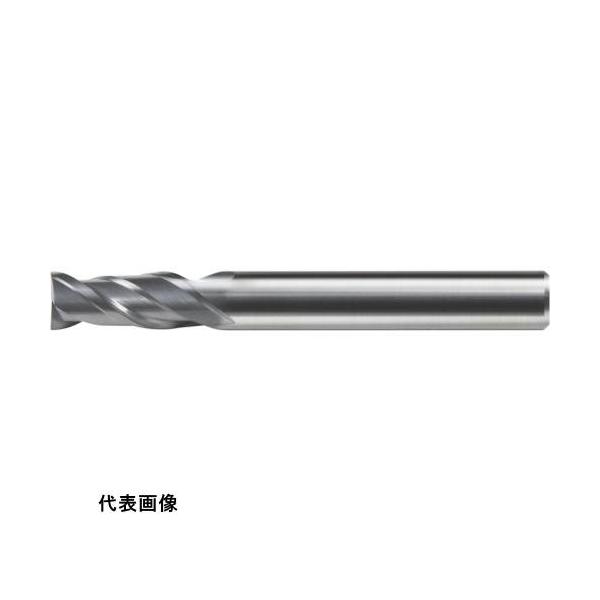切削工具 旋削・フライス加工工具 超硬スクエアエンドミル ●新溝形状を採用し、切りくず排出性を向上しました。●欠けにくい高靱性超硬材料、新コーティングの採用により耐折損性、耐摩耗性が大幅に向上しました。●対応被削材：炭素鋼、合金鋼、プリハー...
