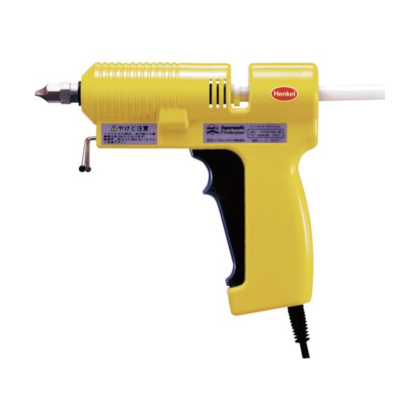 化学製品 接着剤・補修剤 ホットメルト接着剤 ●温度調節機能付です。●特殊ヒーター採用により実用温度まで3分で到達します。●電源(V)：AC100●消費電力(W)：100●設定温度(℃)：100〜200●適合ホットメルト径(mm)：ヘンケル...