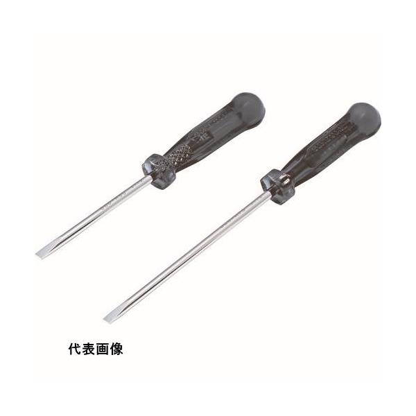 手作業工具 ドライバー・六角棒レンチ 樹脂柄ドライバー ●小型で持ち運びしやすいドライバーです。●丸軸ドライバーです。●精密機器等に使用します。●刃先：［［−］］0.4×3.0●軸長(mm)：50●全長(mm)：101●軸:構造用鋼●グリッ...