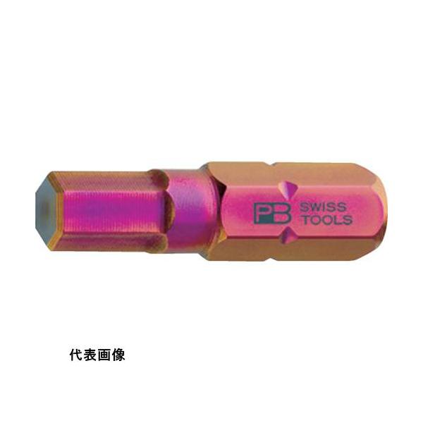 電動・油圧・空圧工具 ドライバービット 片頭ビット ●強度と精度に優れたビットです。●対辺(mm)：10●全長(mm)：33●シャンク径(mm)：6.35●刃先：［［＋］］0●差込角：1/4インチ(6.3mm)hex●軸長(mm)：20