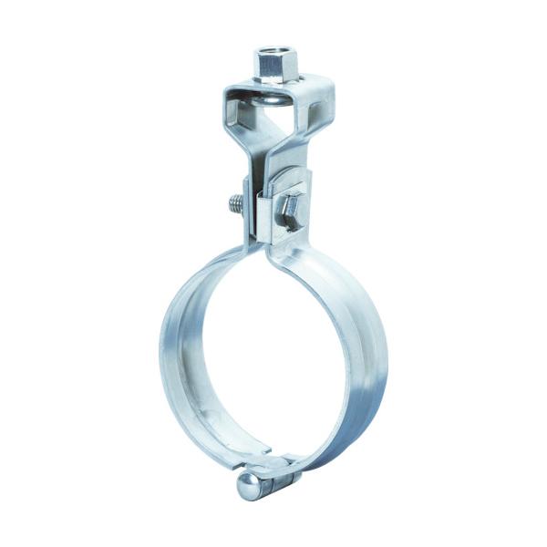 工事・照明用品 管工機材 配管支持金具 ●電気亜鉛メッキ仕上げです。●天井で横走り吊り配管（SGP）を目的とした支持金具。●適合管外径(mm)：48.6●適合管外径D：40A●寸法(mm)t：1.8●寸法(mm)W：25●寸法(mm)B：7...