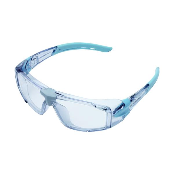 保護具 保護メガネ・防災面 二眼型保護メガネ ●テンプルラバーを採用し、耳当たりがソフトです。●樹脂バネ蝶番採用でフィット感抜群で、軽い掛け心地です。●テンプルラバーで耳当たりがソフトです。●レンズ交換が簡単にできます。●レンズ色：クリア●...