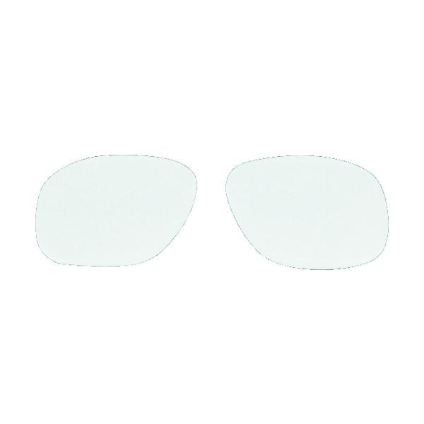 保護具 保護メガネ・防災面 二眼型保護メガネ ●ＹＭ２用替レンズ●レンズ色:クリア●適合機種：YM-2●レンズ色：クリア●レンズ:ポリカーボネート