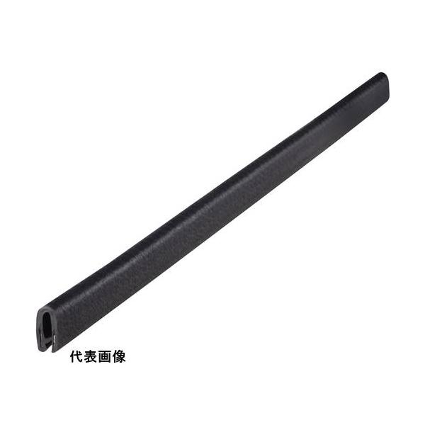 安全用品 安全用品 安全クッション ●接着剤を使用せず取り付けができます。●エッジ部の保護。●色：黒●長さ(m)：5●取付方法：差し込みタイプ●A(mm)：7.6●B(mm)：14.0●C(mm)：2.2●t(mm)：3.2●r(mm)：3...