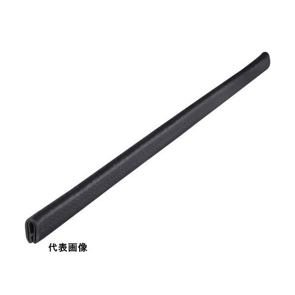 安全用品 安全用品 安全クッション ●接着剤を使用せず取り付けができます。●エッジ部の保護。●色：黒●長さ(m)：1●取付方法：差し込みタイプ●A(mm)：6.6●B(mm)：11.3●C(mm)：2.3●r(mm)：3.3●t(mm)：0...