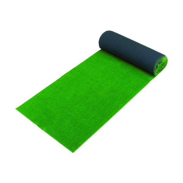 清掃・衛生用品 床材用品 人工芝 ●人工芝面を内巻きにした簡単に施工できる汎用タイプの人工芝です。●工事現場の通路や屋上、テラスなど。●色：グリーン●サイズ長辺(m)：10●サイズ短辺(mm)：910●厚さ(mm)：6●表面:ポリプロピレン...