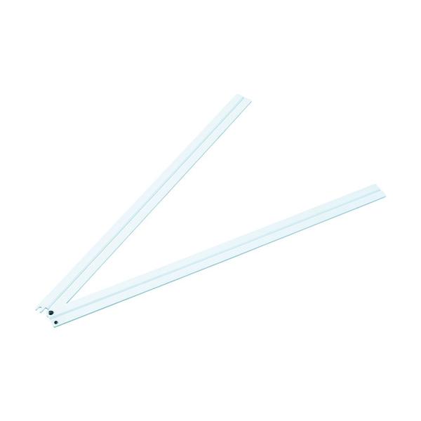 梱包用品 梱包結束用品 ストレッチフィルム包装機 ●カッターの刃が溝に5mm程度はまり、切りやすくなります。●気泡緩衝材、片段ボールのロール材の収納およびカット作業。●間口(mm)：1250●奥行(mm)：41.5●高さ(mm)：9.2●スチール