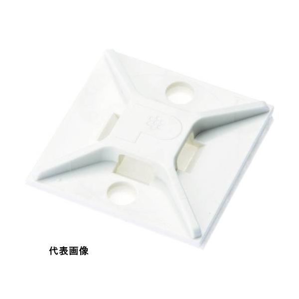 電子機器 電設配線部品 ケーブル固定具 ●結束バンドを利用して、効率よく固定できます。●粘着テープ付なので、台紙からはがすだけで簡単に取り付け可能です。●固定する電線の太さや重量によって5つのサイズがあります。●度範囲:-29℃〜49℃●屋...