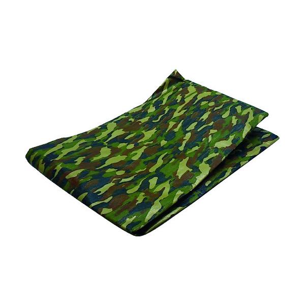 梱包用品 シート・ロープ カラーシート ●山間部やカモフラージュ用として最適なシートです。●山間部などの景観美観用保護養生カバー。●色：迷彩色●幅(m)：5.2●長さ(m)：7.0●厚さ(mm)：0.22●番手(#)：3000●ハトメ数(個...