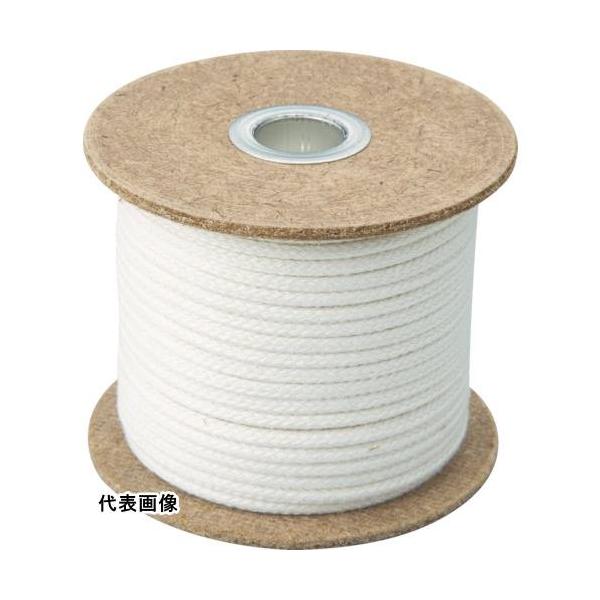梱包用品 シート・ロープ ロープ ●アラミド繊維を100%使用しているので、耐熱性に優れています。（耐熱目安:10時間300℃の加熱で80%以上の強度を保持します）●切創性にも優れた耐久性を持ち、さまざまな作業現場で万能に使用できます。●端...