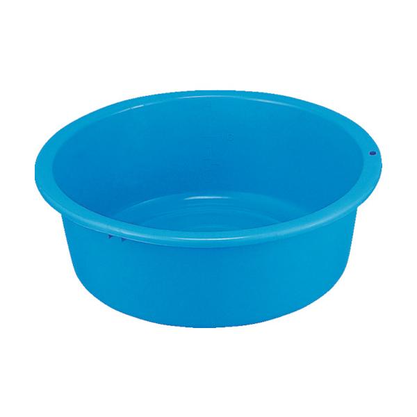 物流・保管用品 コンテナ・パレット タライ ●内容物が飲食物などでも安心してお使いいただけます。●計測・調合に便利な目盛付です。●容量(L)：18.5●色：ブルー●外形寸法(mm)高さ：160●外形寸法(mm)外径：470●PLマーク認定品...