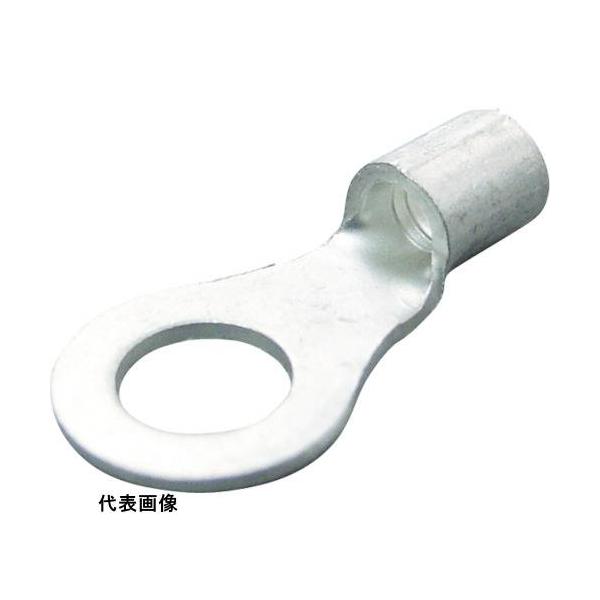 電子機器 電設配線部品 接続端子 ●接触面（舌部）が丸く、ねじ固定用の取り付け穴がある裸圧着端子です。●軟銅のより線、または単線の電線の接続に。●電線抱合範囲 単線(mm)：1.82〜2.4●電線抱合範囲 より線(［［ＭＭ２］］)：2.63...