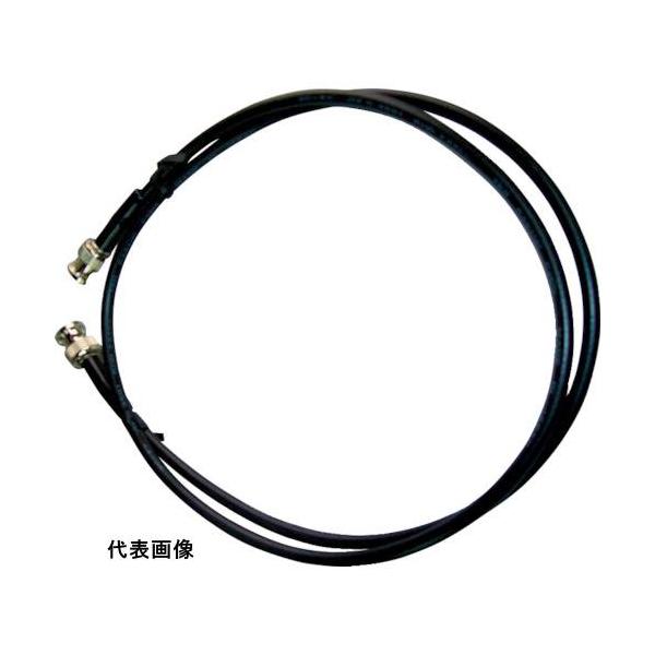 電子機器 電設配線部品 電線 ●ケーブル加工が不要です。●映像信号や音声信号を伝送。●全長(m)：2.0●耐電圧(1分間)：*●使用コード：RG-58A/U 50Ω●定格：*●同軸RG-58A/U(50Ω)●BNCプラグ(圧着式)両端黒ブー...